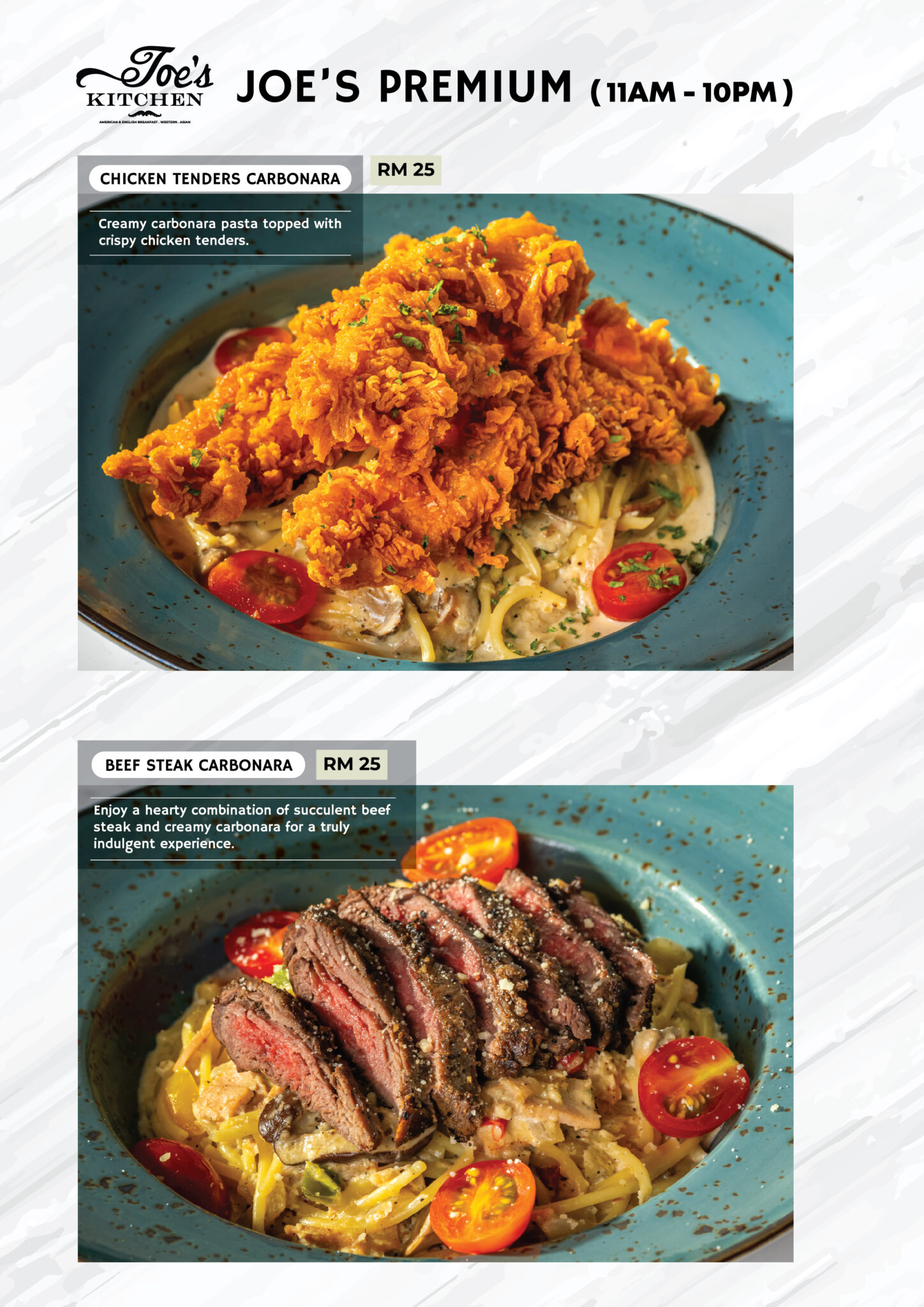 Menu – Joe's Kitchen